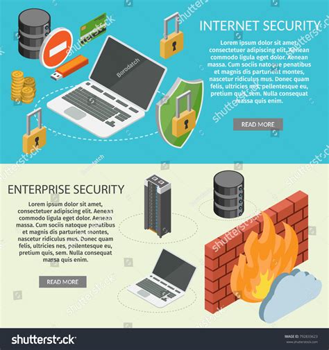 140 User Guard Isometric Internet Security Information Images Stock