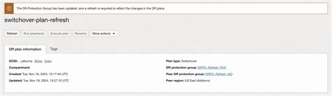 Oci Full Stack Disaster Recovery를 통한 향상된 Disaster Recovery Plan Management