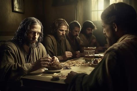La Dernière Cène Le Concept Religieux De Lassemblée De Jésus Christ