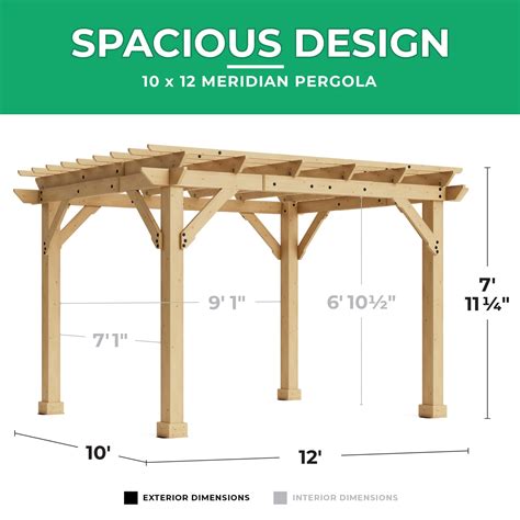 10 X 12 Meridian Pergola