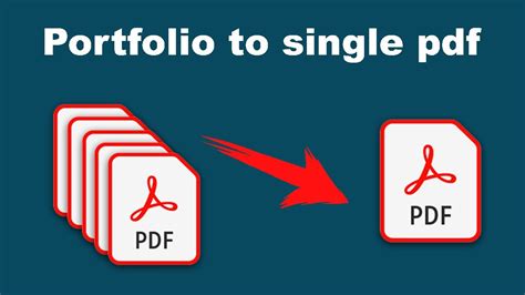 How To Convert Pdf Portfolio Into Single Pdf In Adobe Acrobat Pro 2020