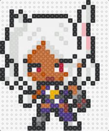 Bakugo Katsuki Template Fuse Bead Pattern Kandi Pad Kandi Patterns