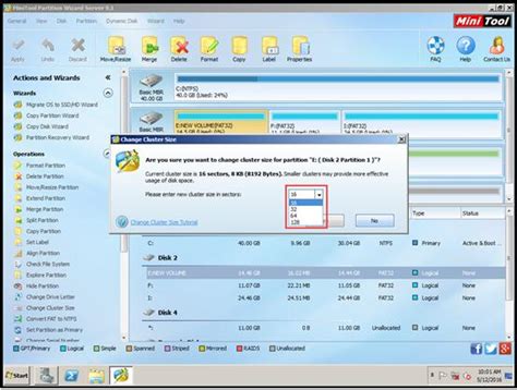How To Change Cluster Size Without Data Loss