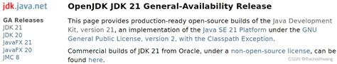 jdk 21 — jdk 21发布及多项新特性！ jdk21 csdn博客