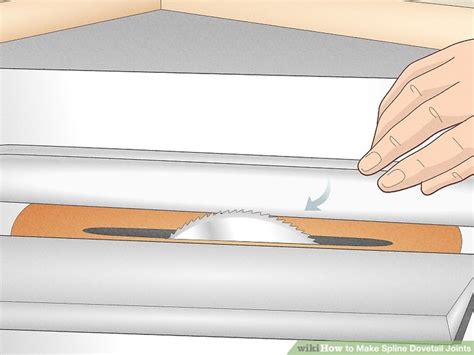 How To Make Spline Dovetail Joints With Pictures Wikihow