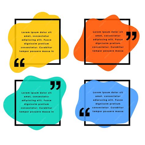 Free Vector Modern Quotation Inverted Comma Sign Template For Social