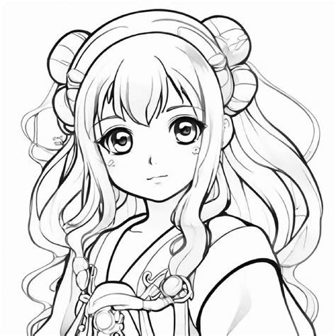 Anime Girl Coloring Pages Kawaii And Creative Fun Made By Teachers