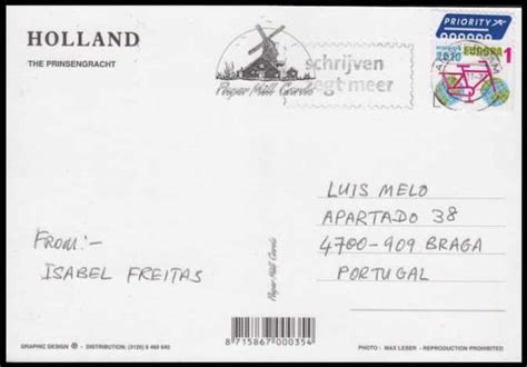 Postcard Address Template Midi