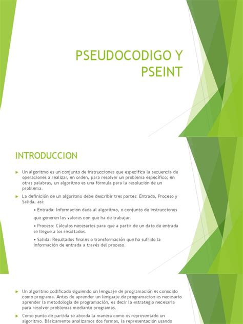 Pseudocodigo Y Pseint 28429ebd664cb853ad791bce5fd8 2 Pdf Algoritmos Lenguaje De Programación