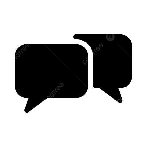 Speech Bubbles Rectangle Chat Message Conversation Speech Chat Png