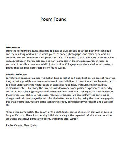 30 Found Poem Examples