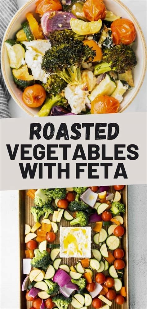 Roasted Vegetables With Feta Spoonful Of Flavor