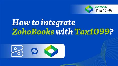 How To Integrate Zohobooks With Tax1099 Youtube