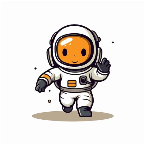 Premium Vector Cute Astronaut Cartoon Character Vector Illustration