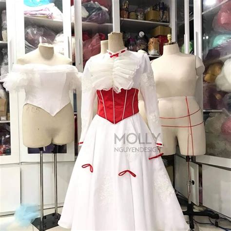 Mary Poppins Costume Cosplay Jolly Holiday Adult Sizes Custom Etsy
