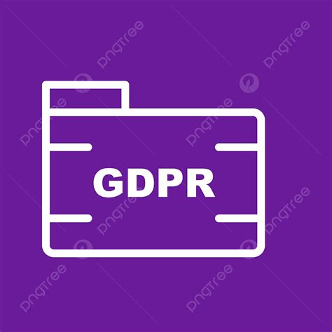 벡터 Gdpr 폴더 아이콘 데이터 데이터 보호 폴더 Png 일러스트 및 벡터 에 대한 무료 다운로드 Pngtree