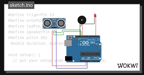 Buzzerand Proximity Sensor Theft Alam Wokwi Esp32 Stm32 Arduino