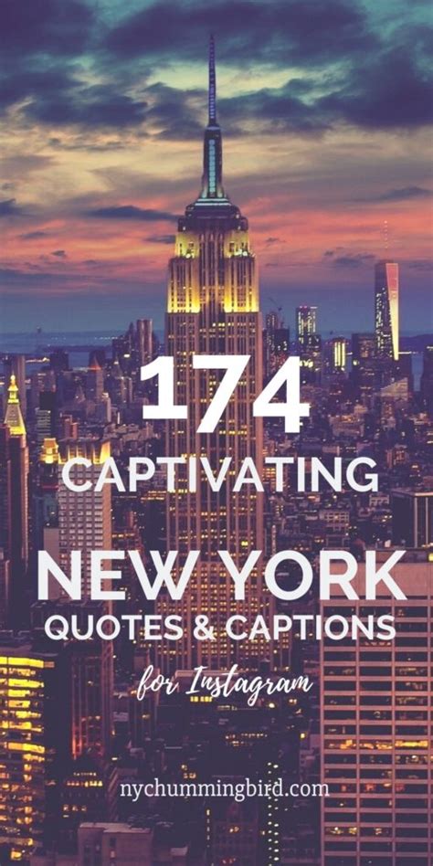 Best New York Quotes And Instagram Captions
