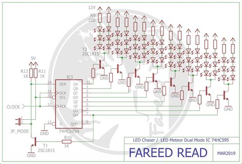 Membuat Lampu Jetbus 2 Mode Menggunakan Ic 74hc595 Mode Jetbus Dan