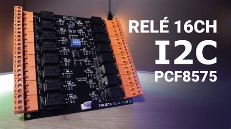 Fabricación Pcb 16ch I2c Con Pcf8575 Youtube