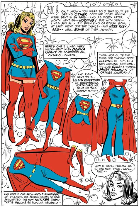 Supergirls Costume Uniform Outfit Fashions Styles And Their History