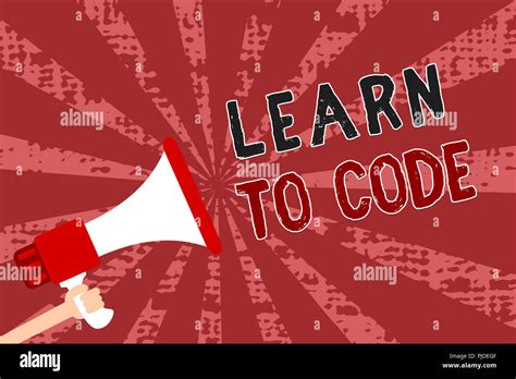 Word Writing Text Learn To Code Business Concept For Learn To Write