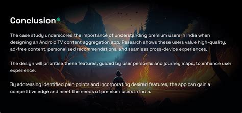 Android TV UX Research Case Study Content Aggregators Behance