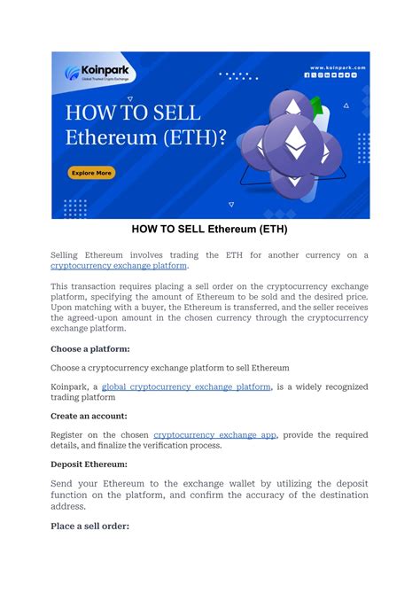PPT HOW TO SELL Ethereum ETH PowerPoint Presentation Free Download ID 12683263