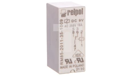 Przekaźnik miniaturowy P A V DC PCB RM RELPOL TIM SA
