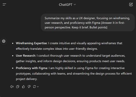 이력서 작성을 위한 20개 이상의 Chatgpt 프롬프트