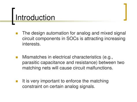 Ppt Lemar A Novel Length Matching Routing Algorithm For Analog And Mixed Signal Circuits