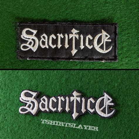 Sacrifice Logo Patch Diy Shape Tshirtslayer Tshirt And