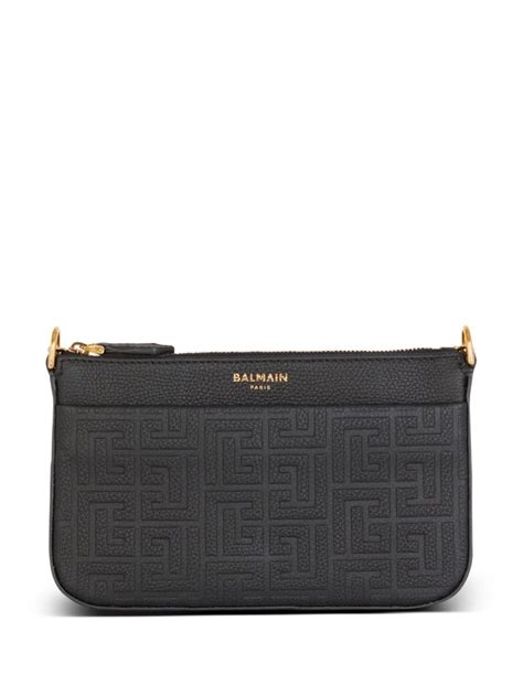 Balmain 1945 Pb Labyrinth Monogram Mini Bag Farfetch