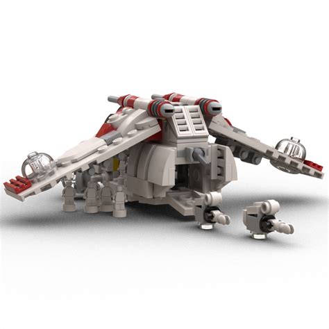Lego Moc Laat Republic Gunship Micro Scale By Xigphir Rebrickable