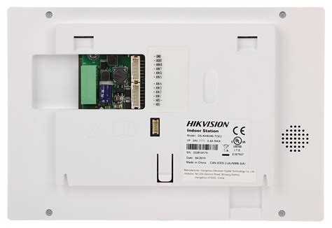 Indoor Panel Ds Kh Tce Eu White Hikvision I Generation Delta
