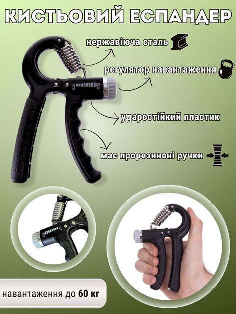 Набор кистевых эспандеров для рук пальцев кисти запястья и тренировок ручные комплект эспандеры