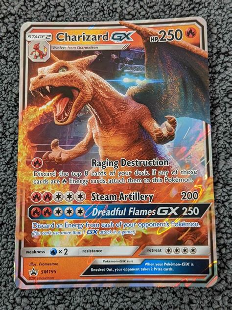 Charizard Gx Sm195 Jumbo Pokemon Card Values Mavin