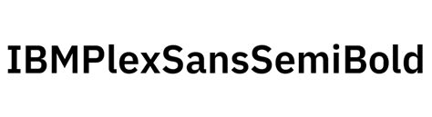 IBM Plex Sans SemiBold Font FFonts Net IBM Plex Sans SemiBold Font FFonts Net