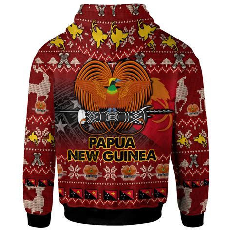 Papua New Guinea Hoodie Custom Png Merry Christmas Hoodie
