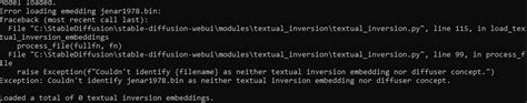 Embeddings Beeing Not Used By Prompt Issue 1355 AUTOMATIC1111