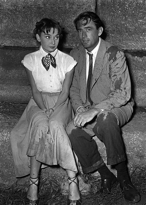 Audrey Hepburn On Twitter Audrey Hepburn And Gregory Peck Photographed In Promotional Stills