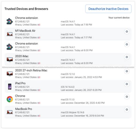 Audit Remove Trusted Device Lists For Greater Security MacEdge