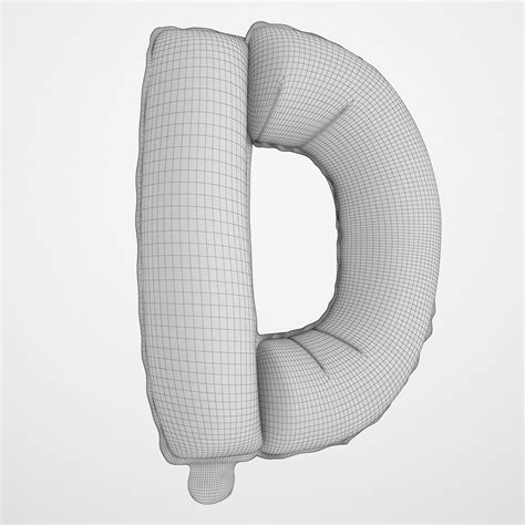 풍선 편지 D 레드 3d 모델 9 Max 3ds Fbx Obj Wrl Free3d