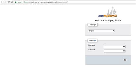 [azure] Phpmyadmin Dans Une Webapp Cloudy Journey Blog