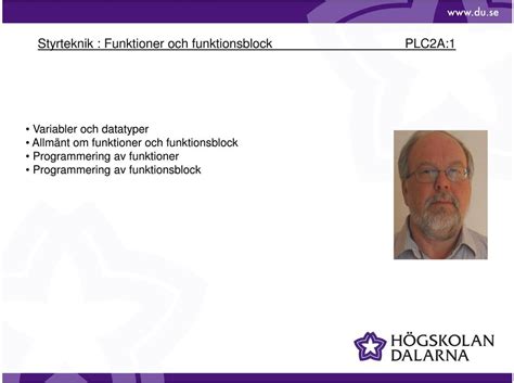 Styrteknik Funktioner Och Funktionsblock Pdf Free Download