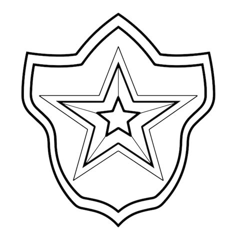 Premium Vector Vector Illustration Of A Protective Shield Outline