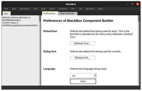 Install BlackBox Component Pascal Builder On Linux Snap Store