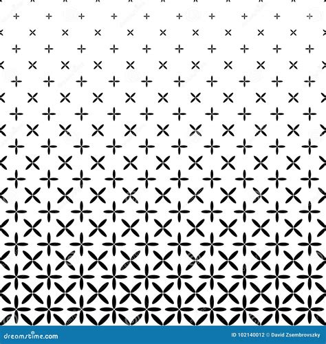 Monochrome Abstract Ellipse Pattern Background Black And White Geometrical Vector Graphic