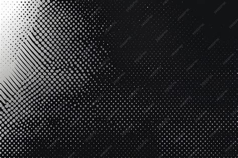 Dotted Halftone Gradient Texture Vanishing Polka Dot Background Repeating Dots Gradation Pattern