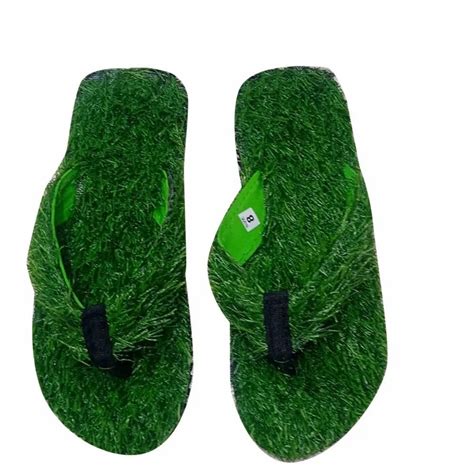 Plain Green Man Rubber Grass Slipper At Rs 110pair In Delhi Id